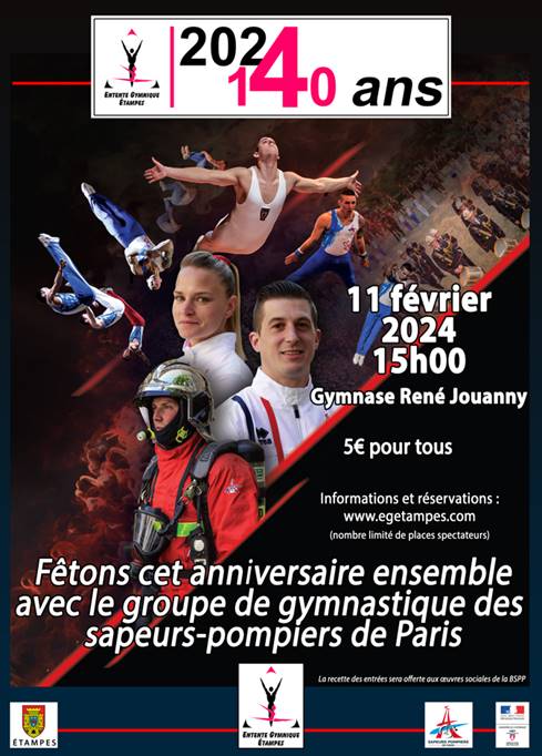 Avec le groupe de gymnastique des Sapeurs Pompiers de Paris.. | AASPP91
