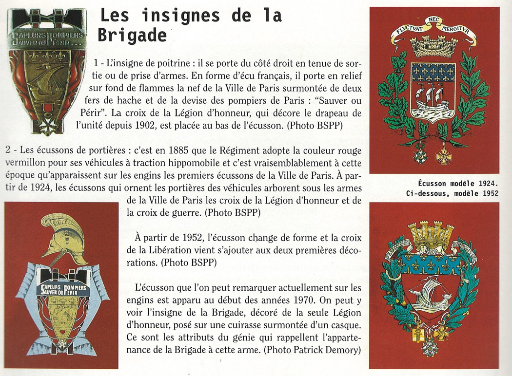 Les INSIGNES de la Brigade.. | AASPP91